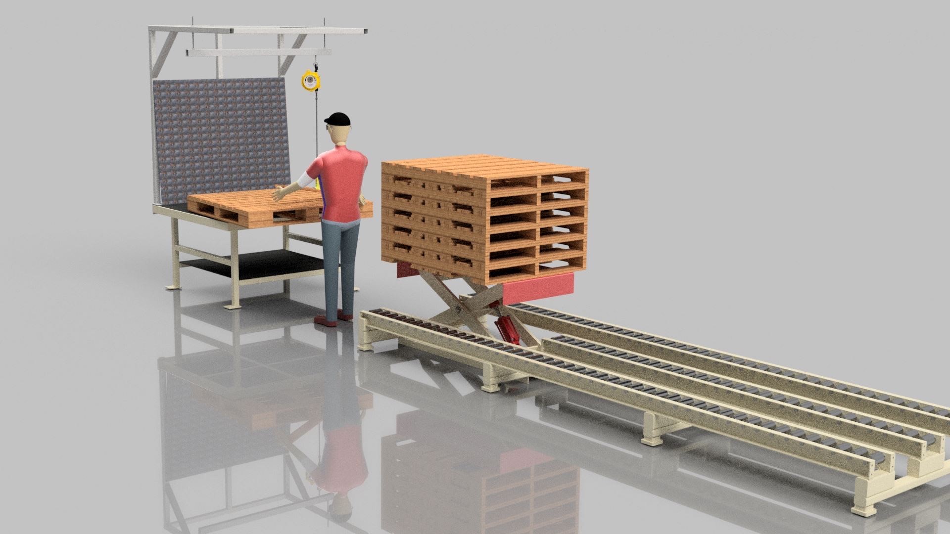 Repair Table Infeed Conveyors